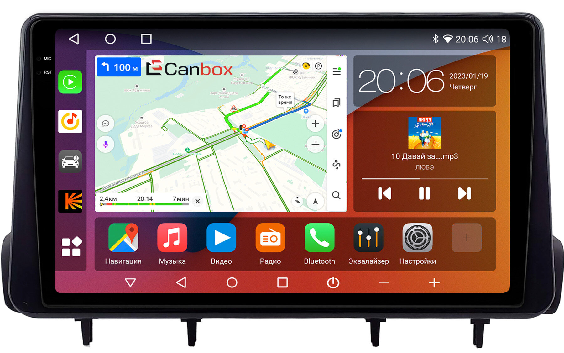 Штатная магнитола Honda CR-V 6, Breeze 2 2022-2026 Canbox EVO 2K 5830-10-1527 на Android 14 (4G-SIM, 12/256, DSP, QLed, AI, 360)