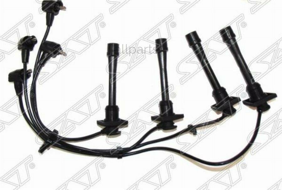 SAT ST-90919-22327 Провода высоковольтные TOYOTA COROLLA SPACIO AE11# 97-01 4/7A-FE (квадрат. резин.)