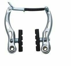 Тормоза V-brake серебристый регулировка колодок гайкой