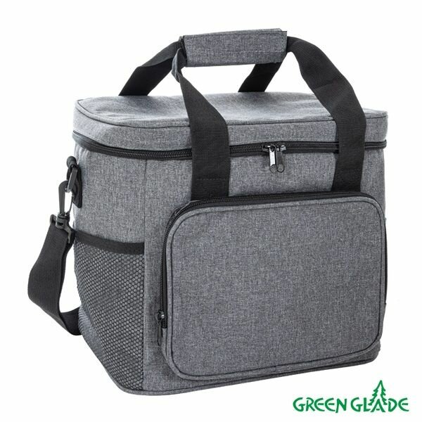 Термосумка холодильник для ланча и обеда переносная изотермическая 17 л, сумка для посуды походная