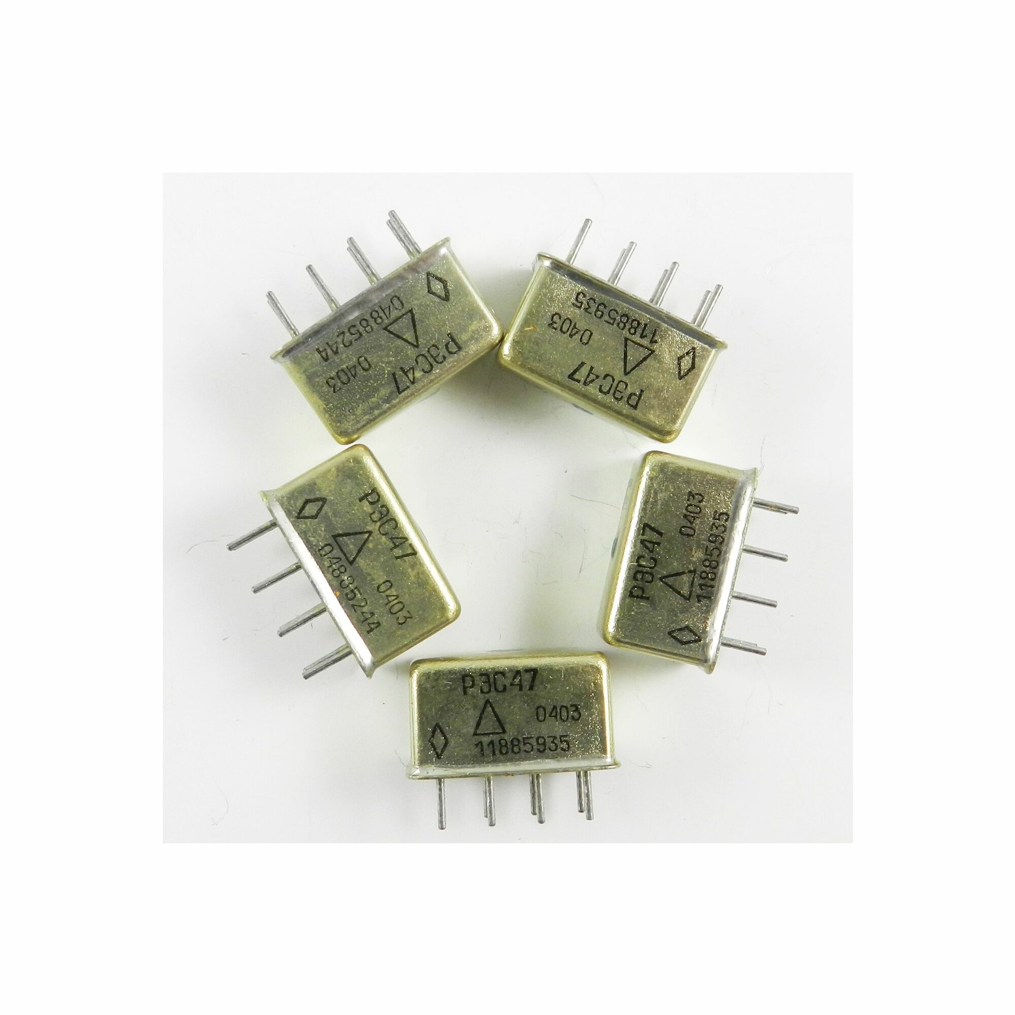 РЭС47 (04.03), герметизированное, двухпозиционное, одностабильное реле 6В