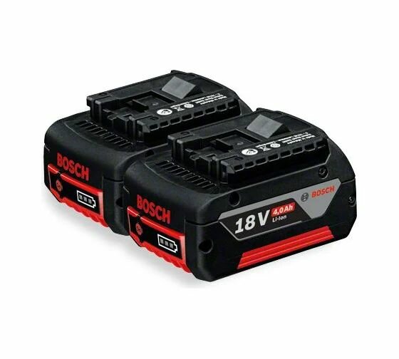 Комплект аккумуляторов (18 В; 4.0 Ач; Li-Ion; 2 шт.) Bosch 1600Z00042