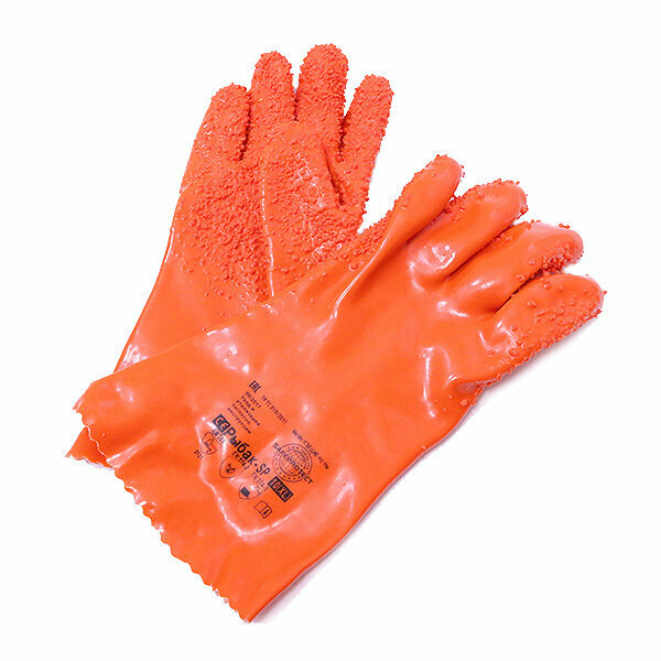 Перчатки "Спрут" рыбообработчика ПВХ (пупырчатое покрытие для надежного захвата) р. XL