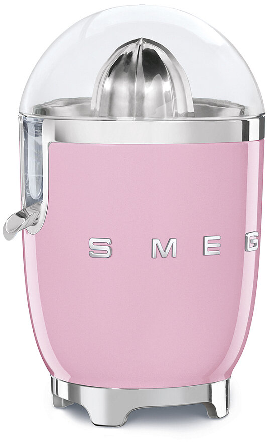 Соковыжималка Smeg CJF11PKEU , цитрусовая, розовый и серебристый — фото 1