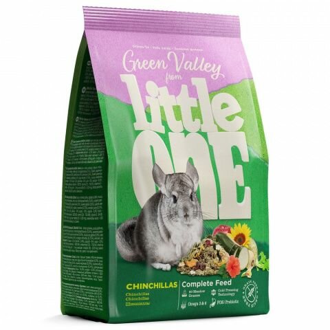 Корм для шиншилл Little One "Зеленая долина", гранулированный, 750 г