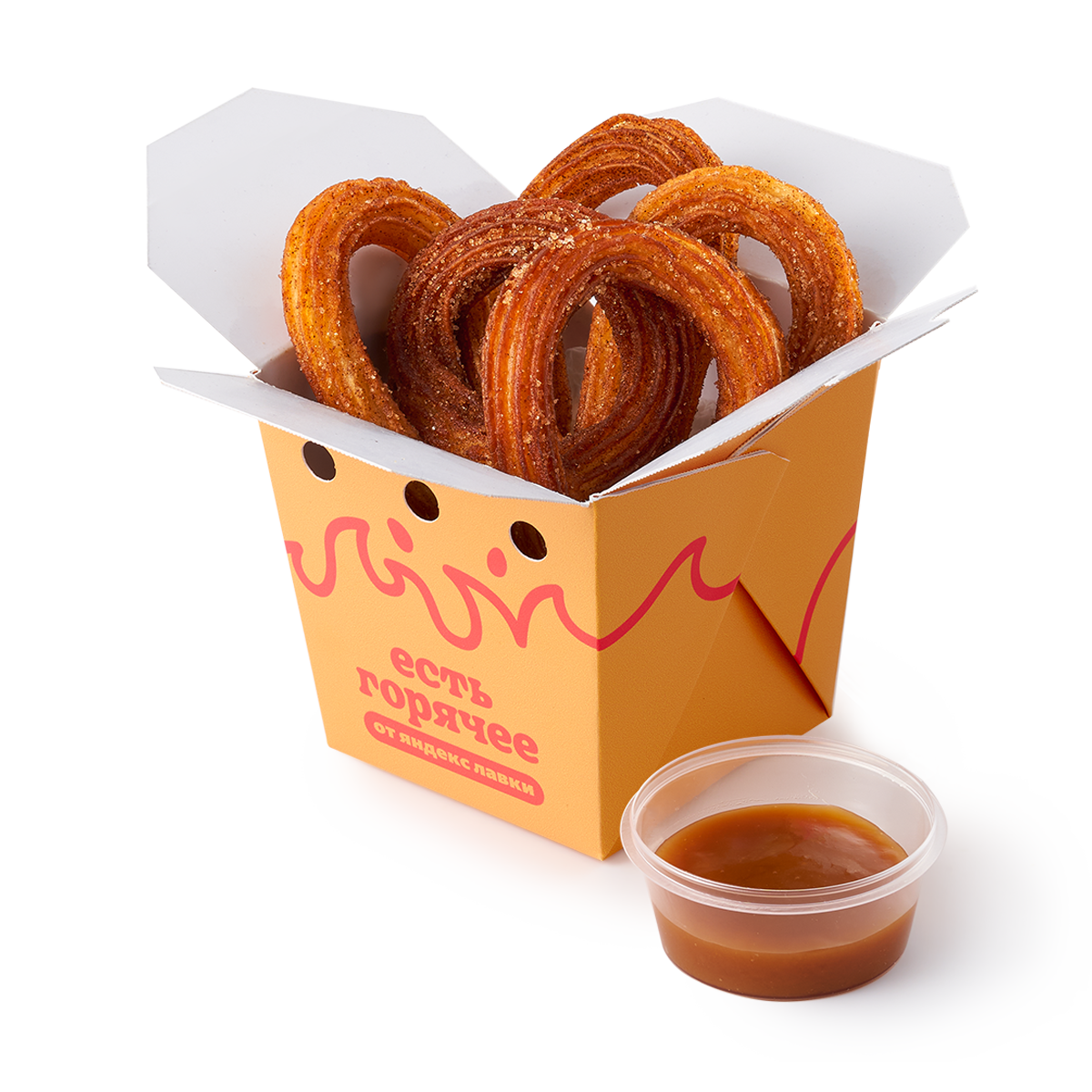 Чуррос классический «Есть Горячее», с карамелью, 145 граммов.