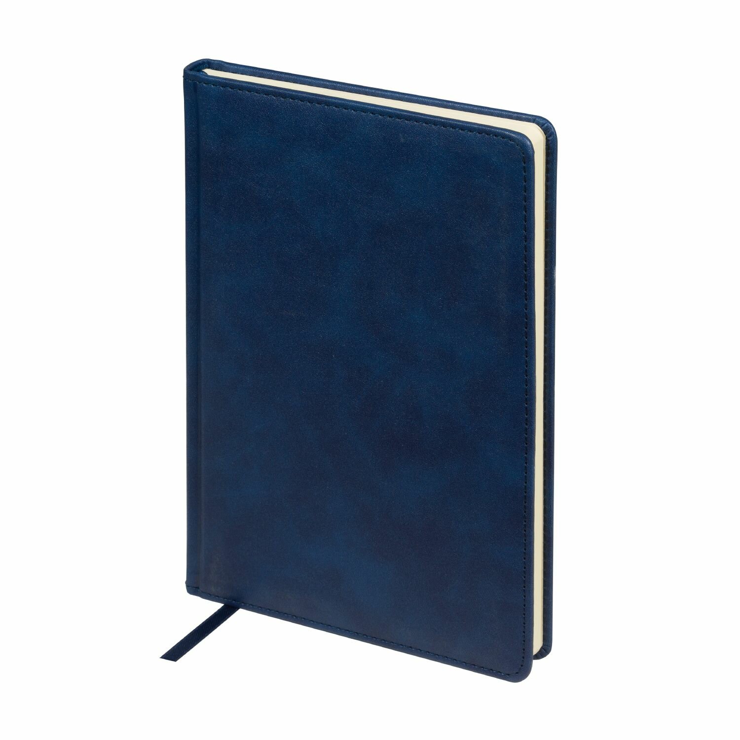 Бизнес блокнот Bruno Visconti Classic синий А5, кожаный ежедневник недатированный в линейку / записная книжка планер арт.3-689/02