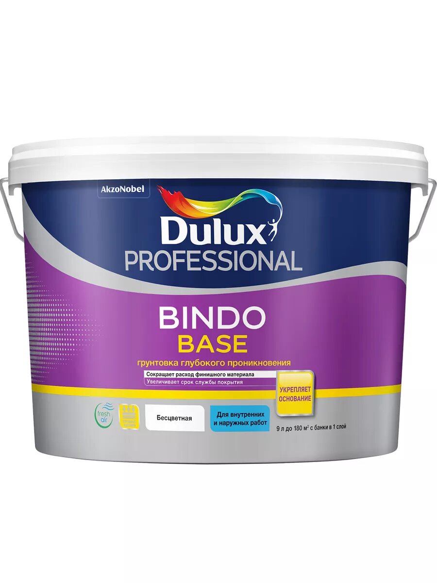 Грунтовка BINDO BASE глуб. проникновения, 9л