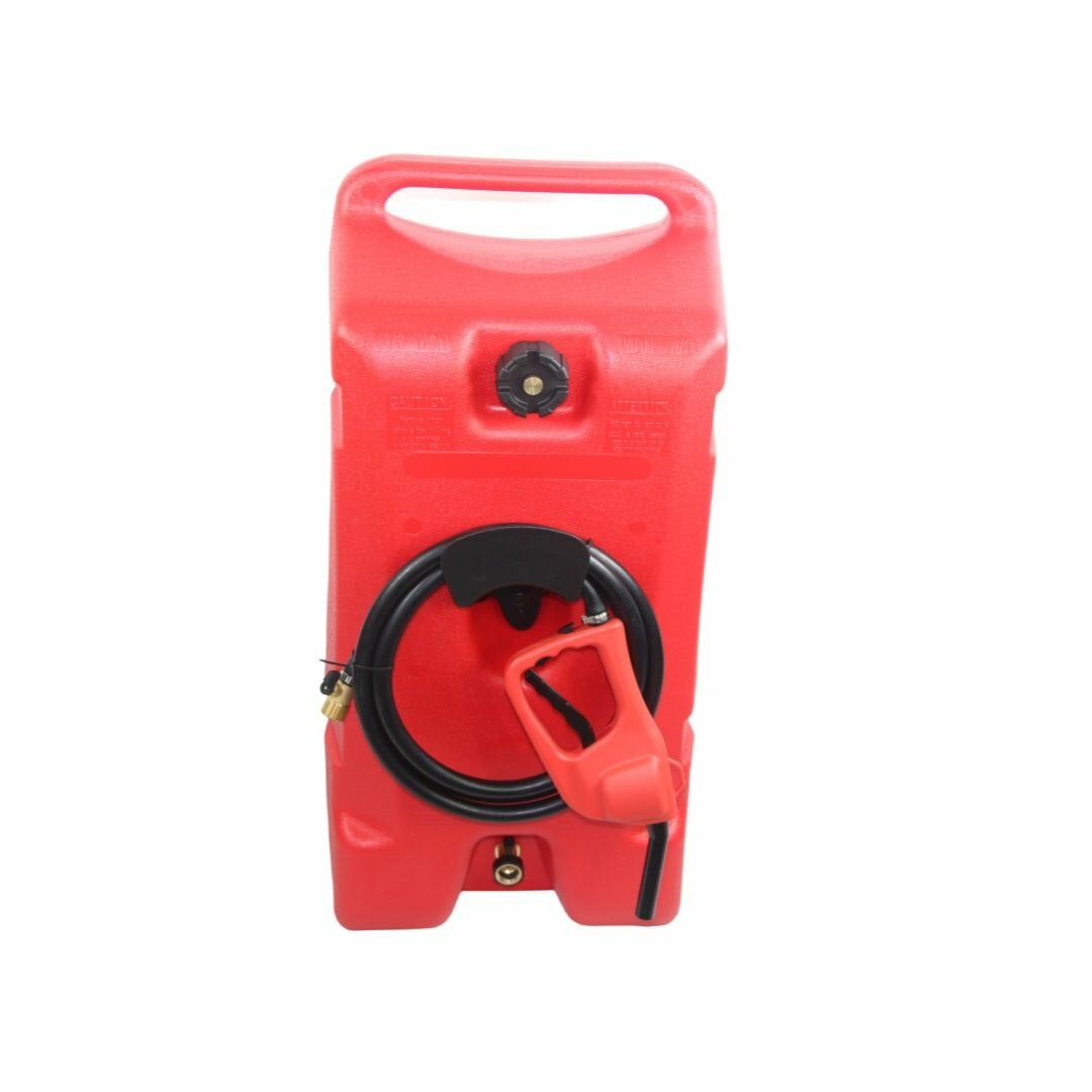 Переносной газовый топливный бак winibo53L объемом 14 галлонов с топливным пистолетом и 10-футовым шлангом, красный