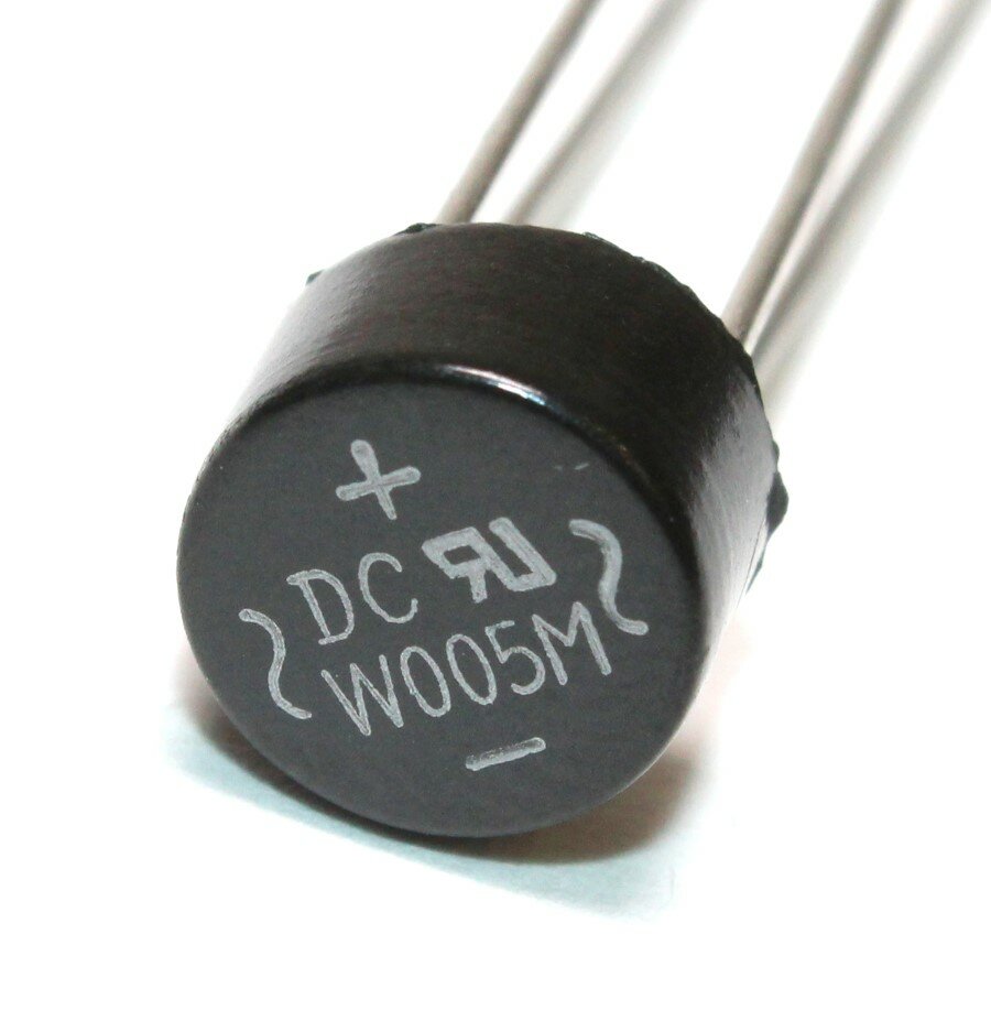 W005M, 1.5А, 50В, Диодный мост, SMD4, DC