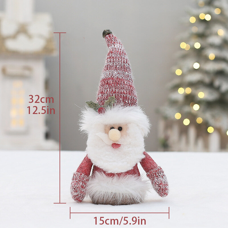 Адвент-календарь Happy Pig "Розовый снеговик" HM24-9801A, тканевая кукла