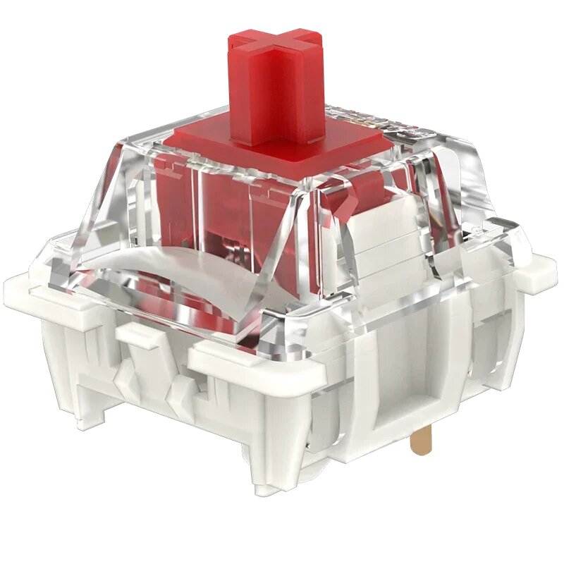 Переключатель Gateron Pro 3.0 V3 линейный коричневый Pro V3 Red Switch, 110PCS