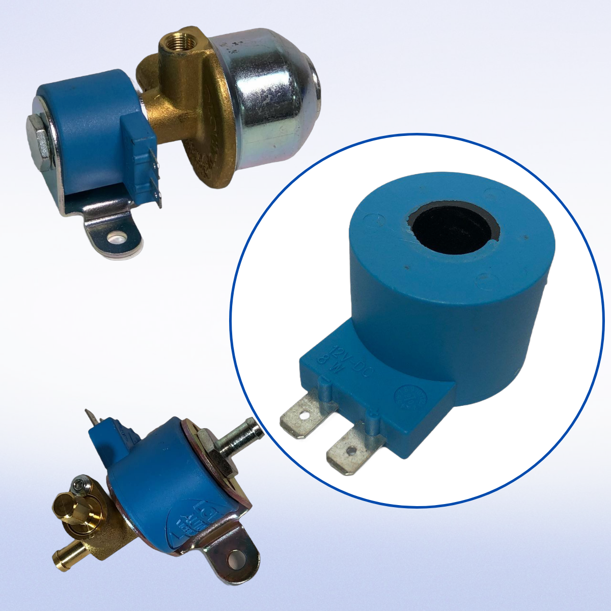 Соленоид ГБО, для бензинового и газового клапанов Lovato, 12 В, 1 шт