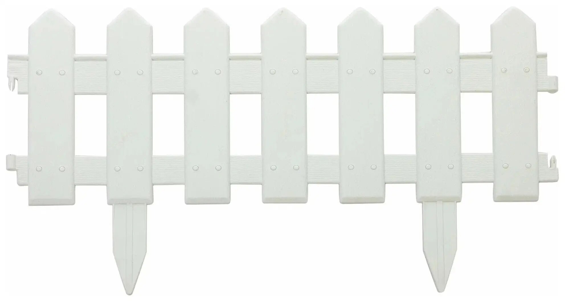 Ограждение Палисадник 190x30 см цвет белый