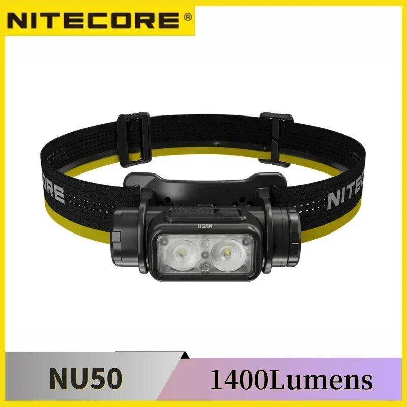 NITECORE NU50 перезаряжаемый налобный фонарь 1400 люмен