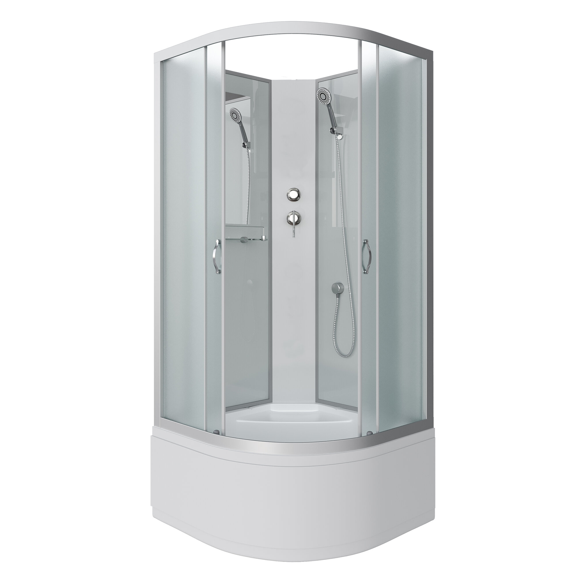 Душевая кабина Niagara Classic NG-2308-14BK (90х90х200) высокий поддон(40см), стекло матовое,4 места