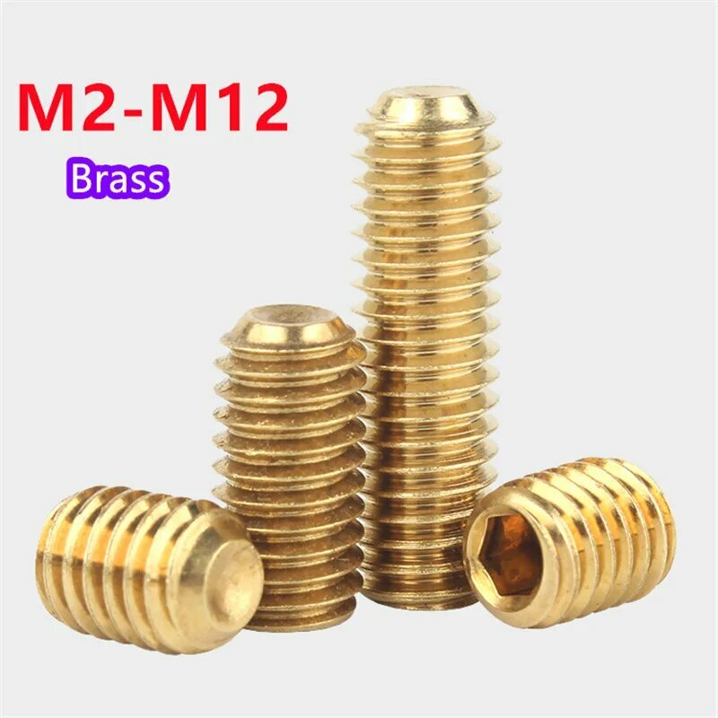 Латунные установочные винты с утоплением M2-M12 M4-10pcs, 3mm