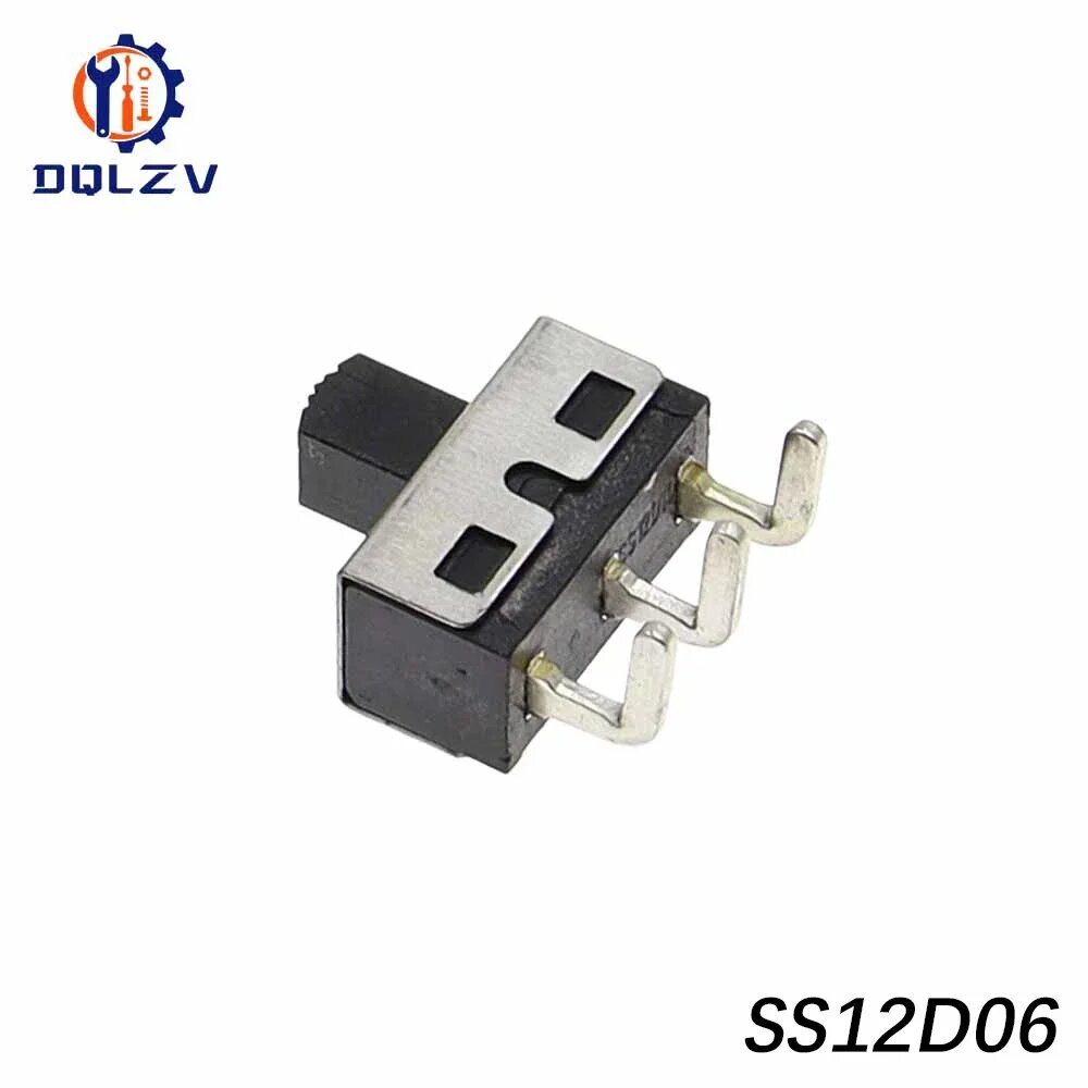 Миниатюрный переключатель DQLZV SS12D06, 10шт, цвет SS12D06G5