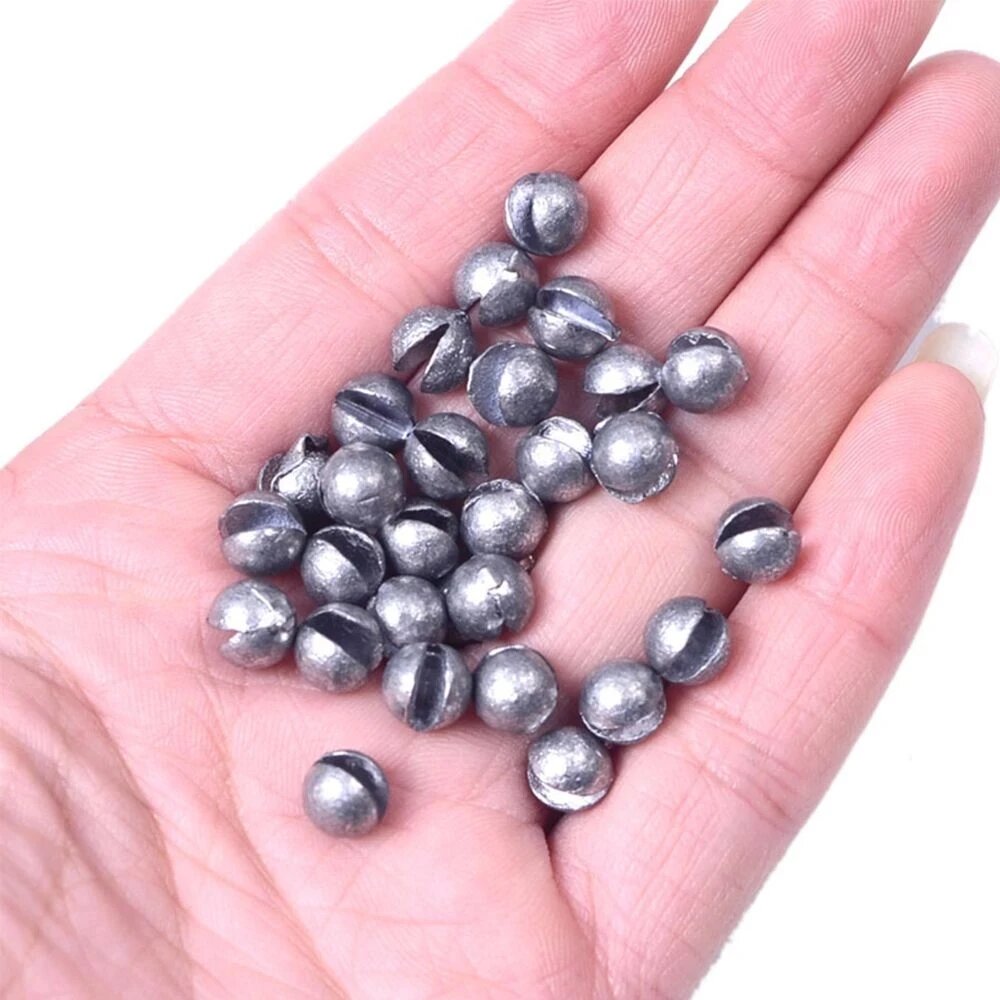 Рыболовные грузила свинцовые 0.3г 0.5г 0.7г 1г 1g 50pcs