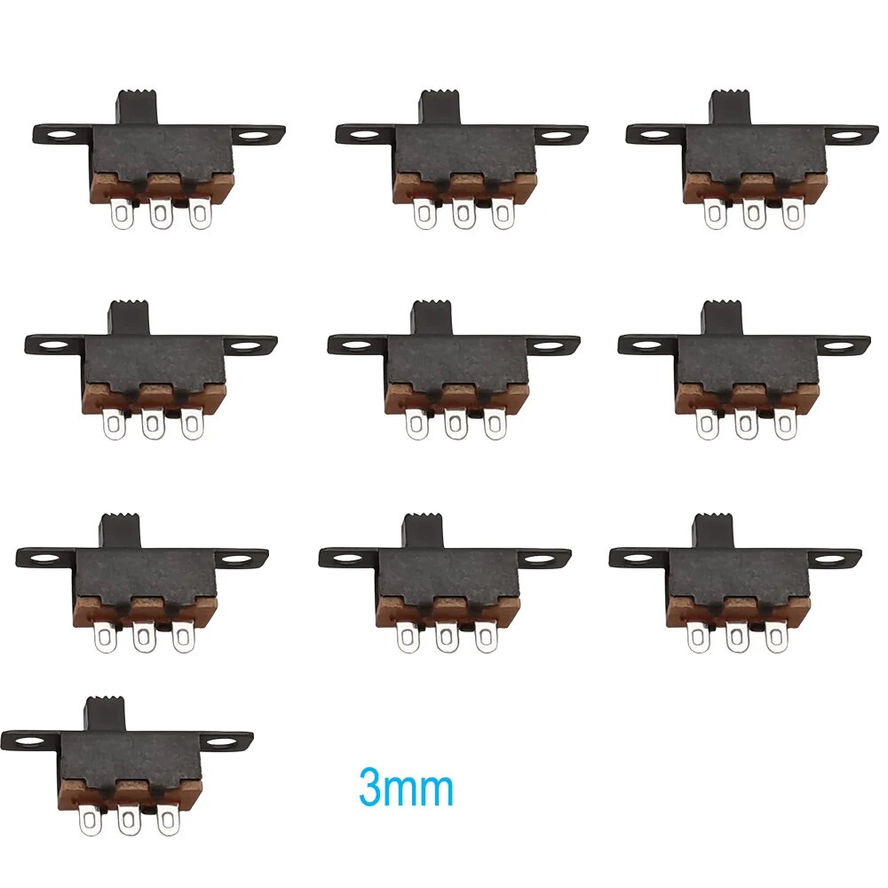 Мини ползунковые переключатели 3MM, SS12F15
