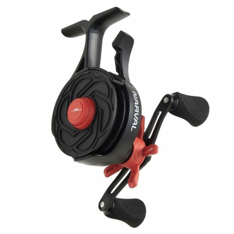 Зимняя катушка Narval Frost Black Ice 2.5:1 #Red леворукая
