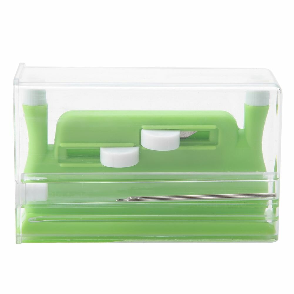 Ручной нитевдеватель с двойной иглой, аппликатор для вставки нитевдевателя для машинного шитья