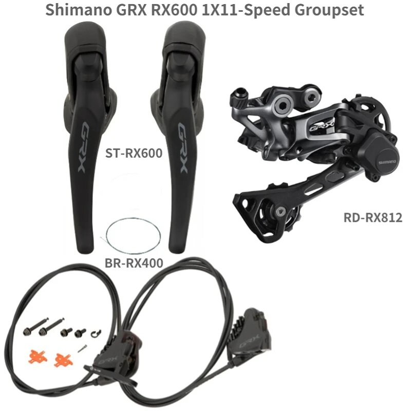 SHIMANO GRX RX600 1x11 Скоростная групсет для шоссейного велосипеда RX812