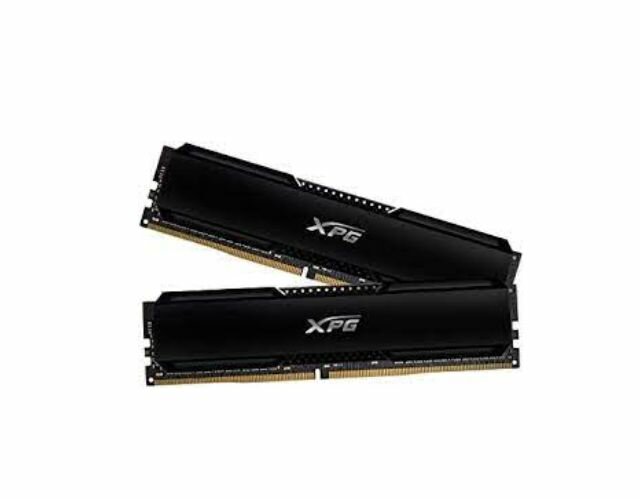 Память 64GB ADATA DDR4 3200 DIMM GAMMIX D20 Black Gaming Memory AX4U320032G16A-DCBK20 Non-ECC, CL16, 1.35V, Heat Shield, Kit (2x32GB), RTL