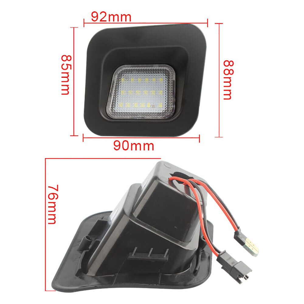 Rear LED License Plate Light 55078095AE For 2003-2018 Dodge RAM 1500 2500 3500
