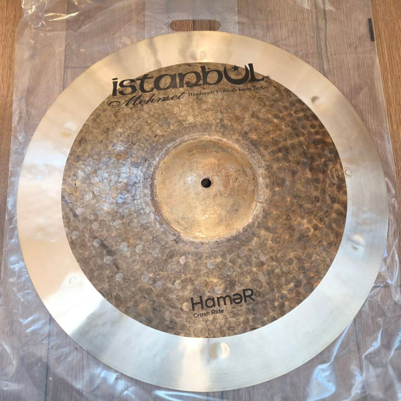 Тарелка "Istanbul Mehmet Hamer Crash Ride 20", сплав B20, ручная ковка.