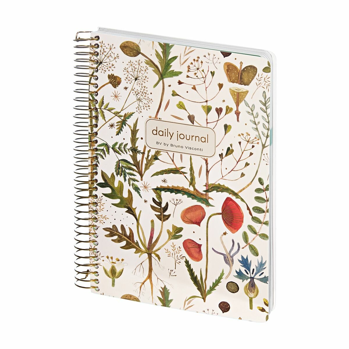 Ежедневник А5 BrunoVisconti "Луговые травы" недатированный 272 стр