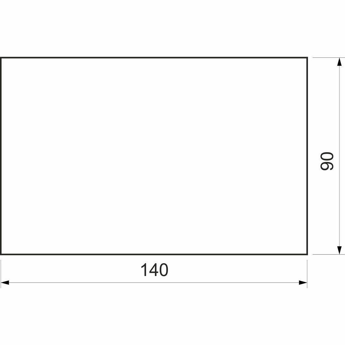 Подкладка самоприлипающая фетровая 90x140мм