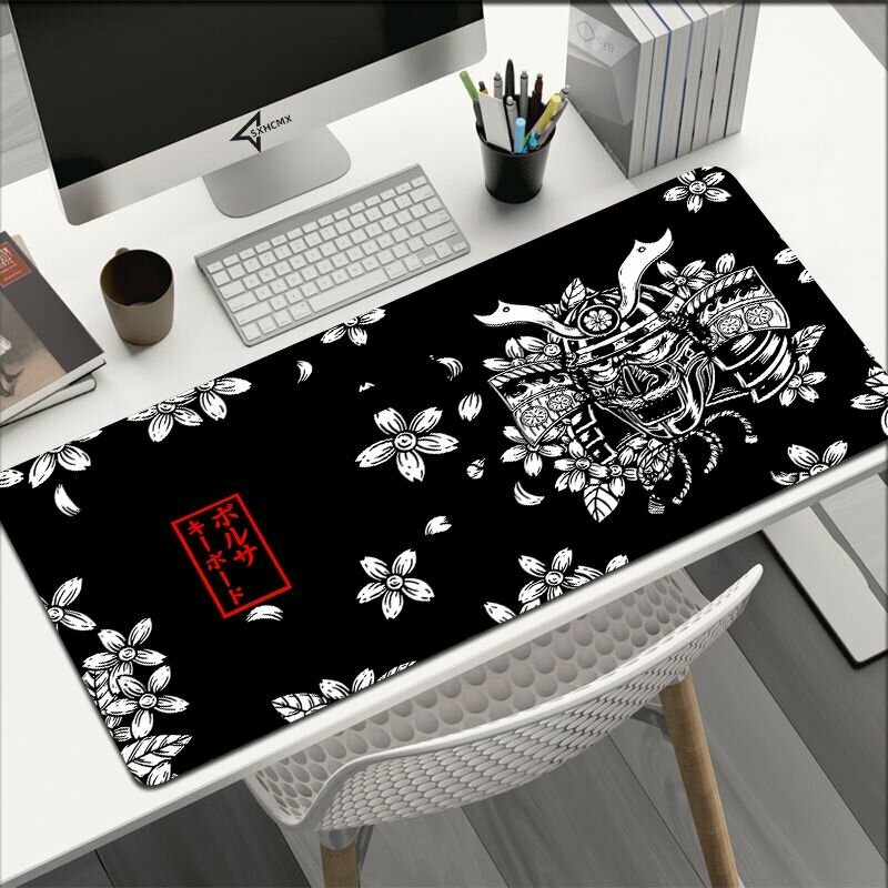 Коврик для мышки, XXXL, черный, белый