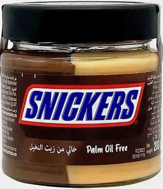 Шоколадная паста Snickers /стекло/ 200г