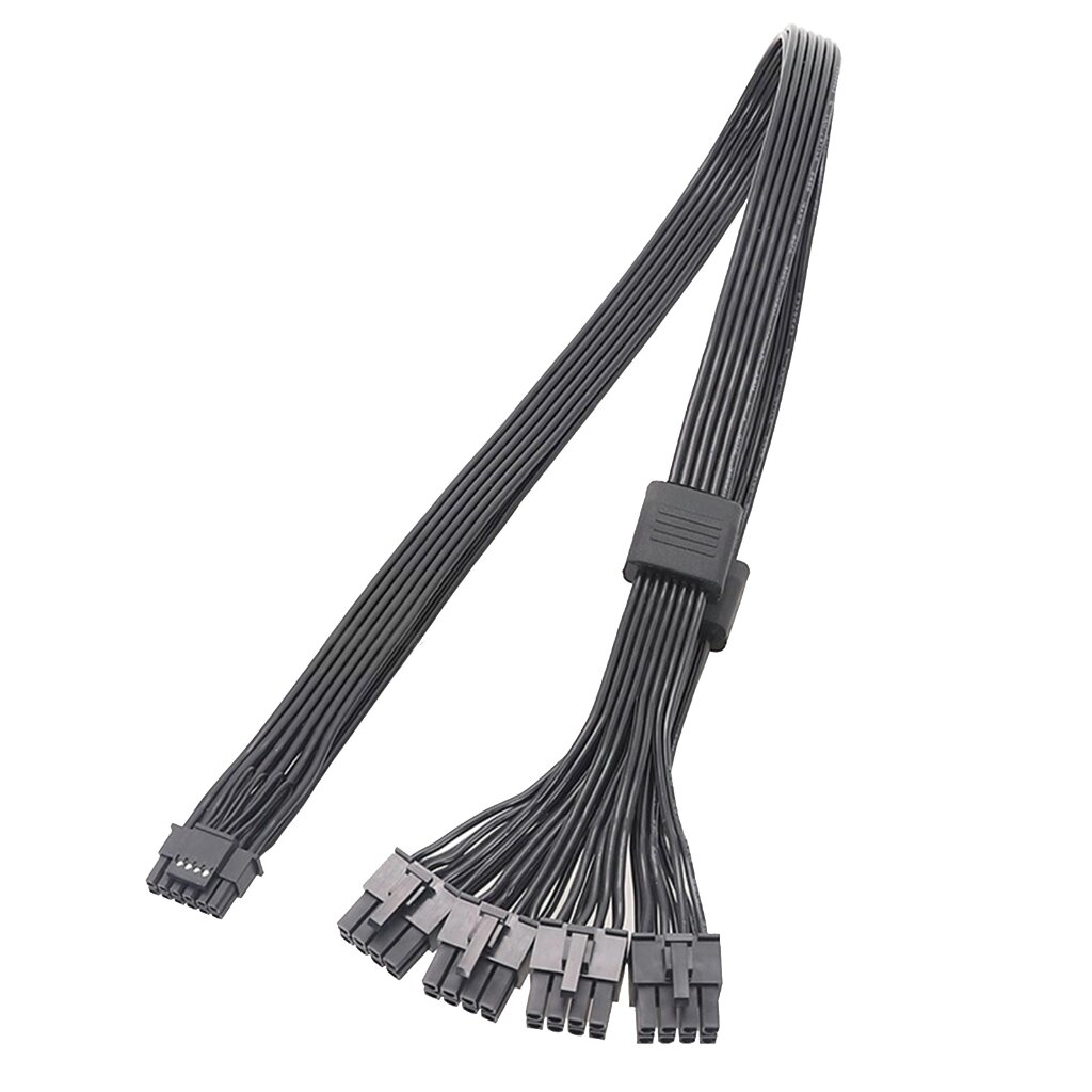 Высокоскоростной кабель-адаптер питания для видеокарт PCI5.0 с 4 8Pin на 16Pin 12VHPWR 16PIN (12+ 4) с прямой /изогнутой под углом 90 градусов головкой