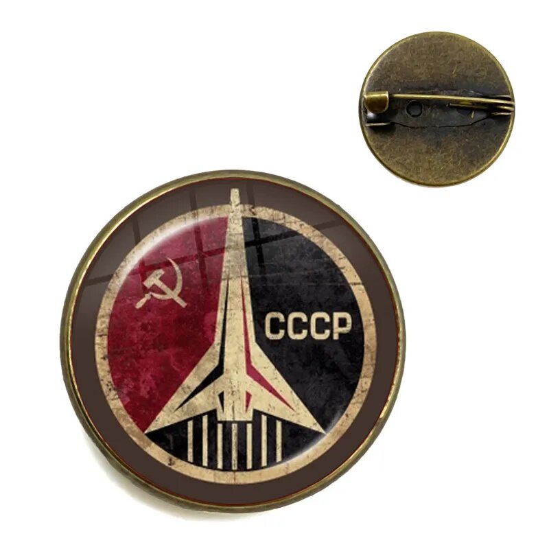 Броши СССР MSCHENGDORIS красные звезды 2, 25mm