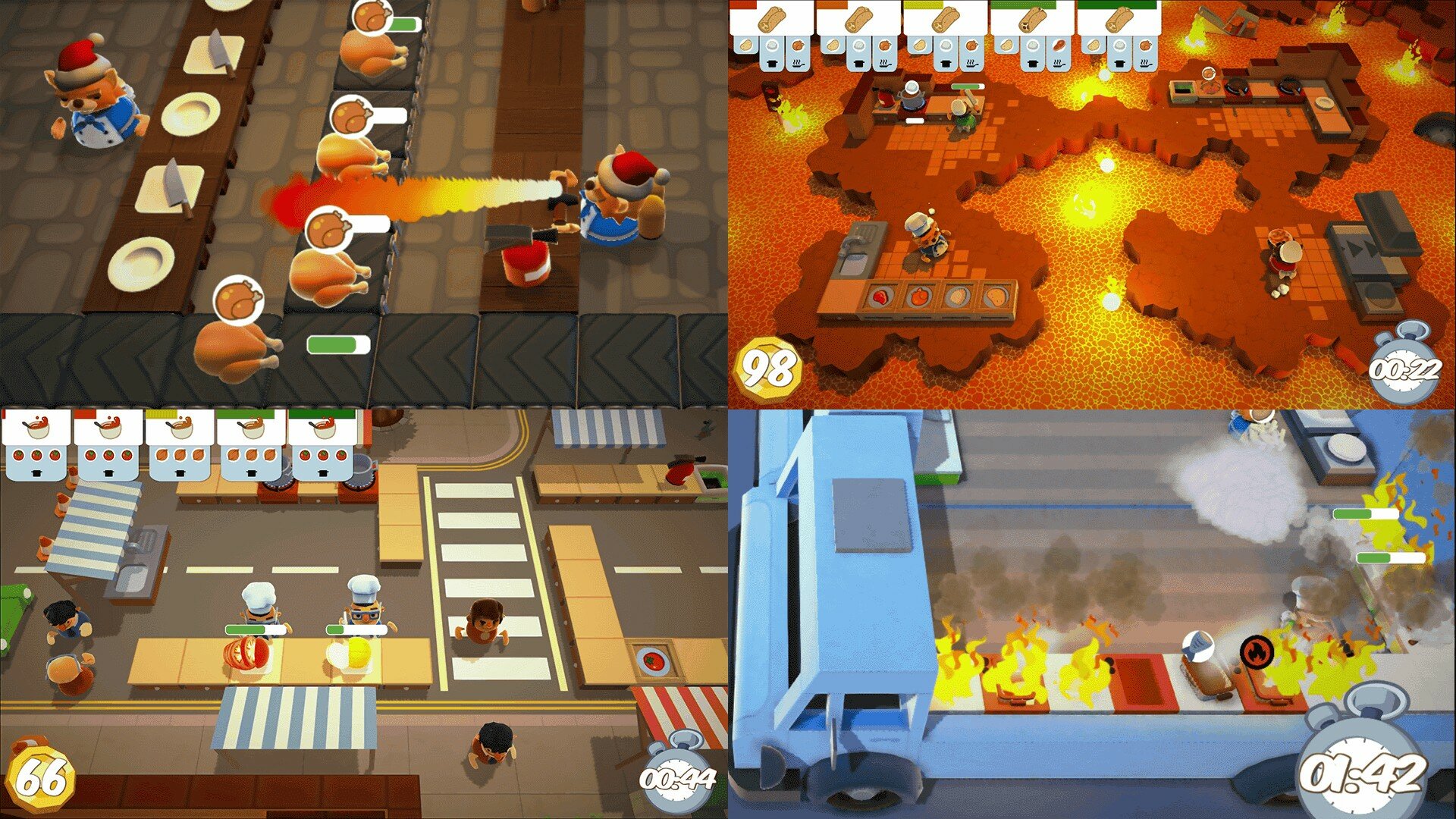 Overcooked! - Double Pack (1+2) для Nintendo Switch — фото 1