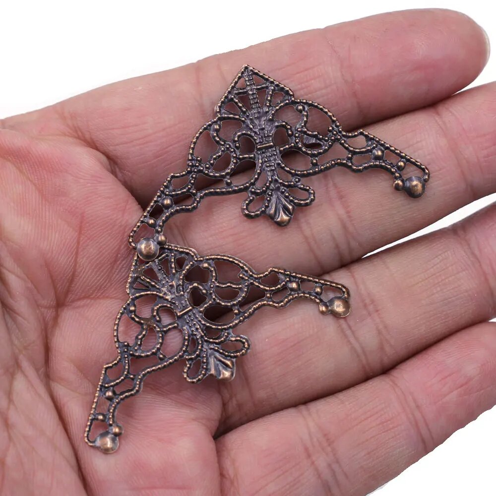 Металлические подвески-бабочки ShengCong для украшений V8-N2113-CT