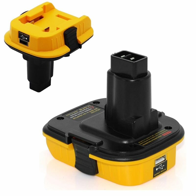 Адаптер для батареи 20 в DCA1820 для Dewalt 18 в, преобразователь Dewalt 20 в, литиевая батарея для DC9096 DE9098 DE9096 с USB
