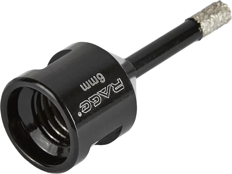 Коронка алмазная по керамограниту и керамике Rage 6 мм