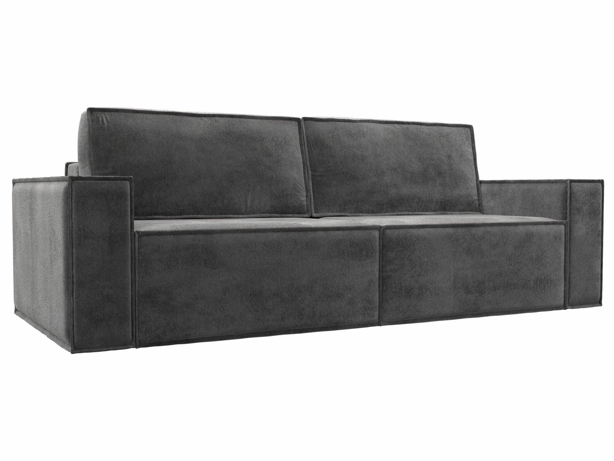 Диван прямой Куба, велюр, еврокнижка, независимые пружины, Хит Диванов