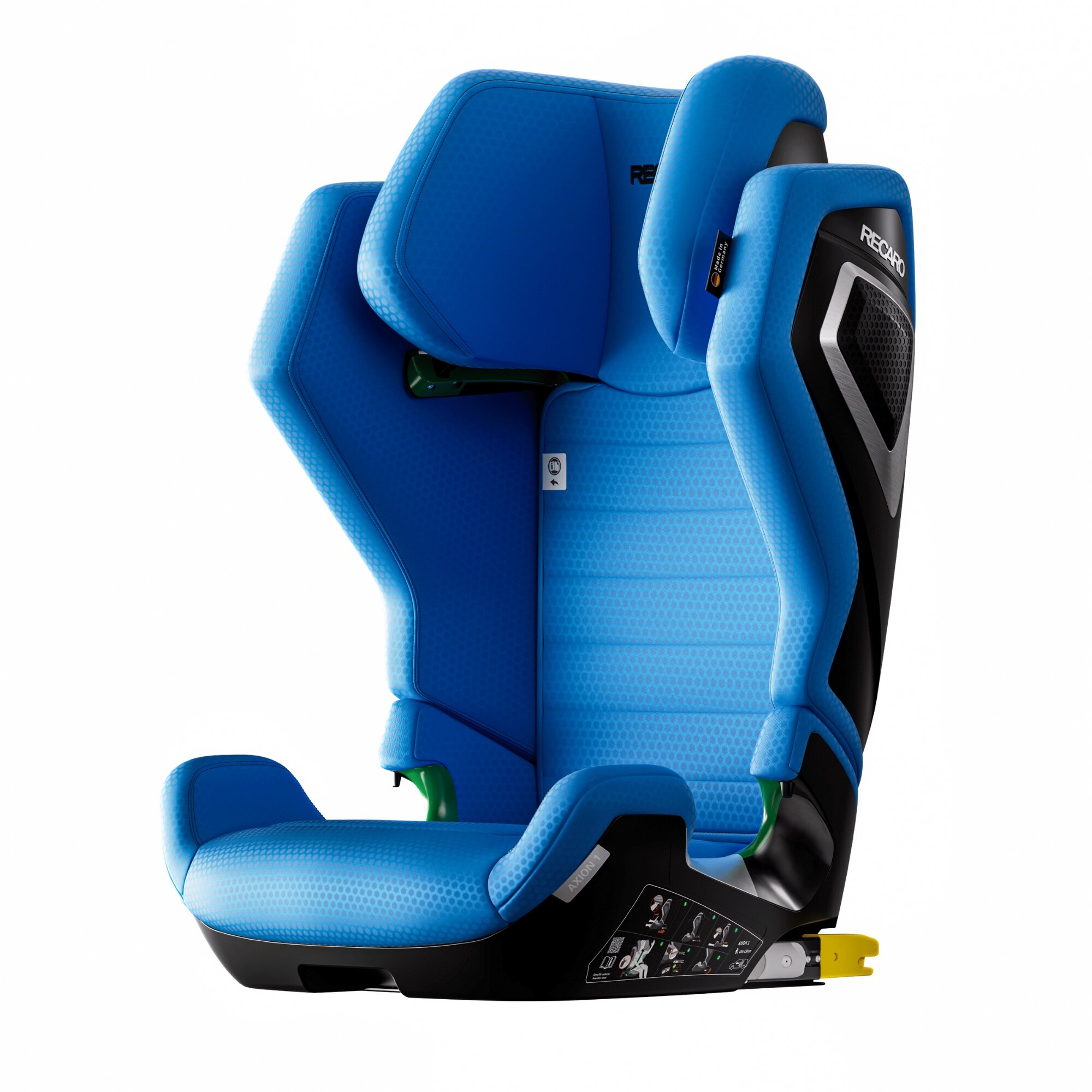 Детское автокресло Recaro Axion 1 Calm Blue, группа 2/3 (от 15 до 36 кг), рост от 100 до 150 см