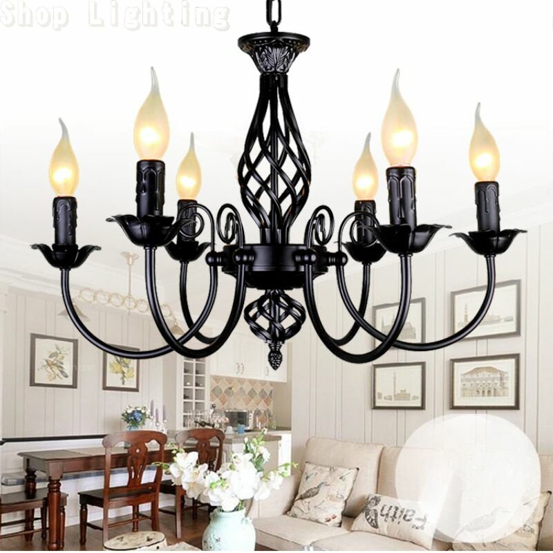 Подвесные люстры, свечи