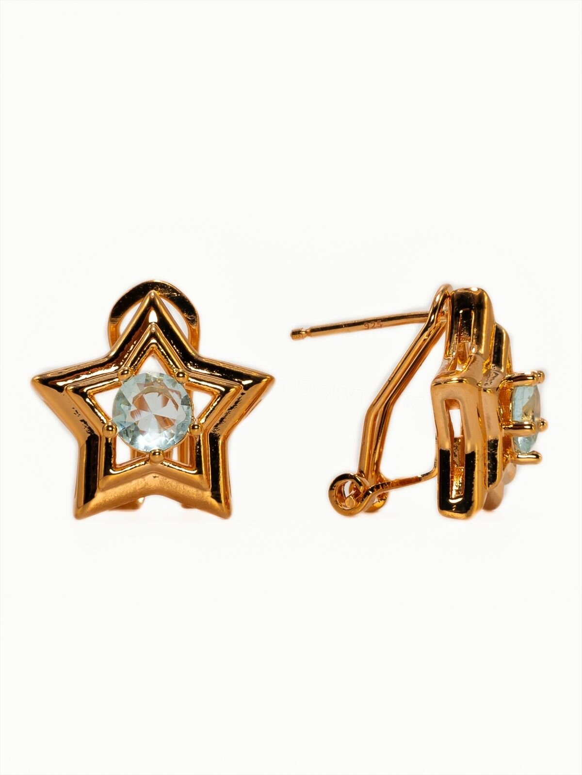 Серьги, фианит