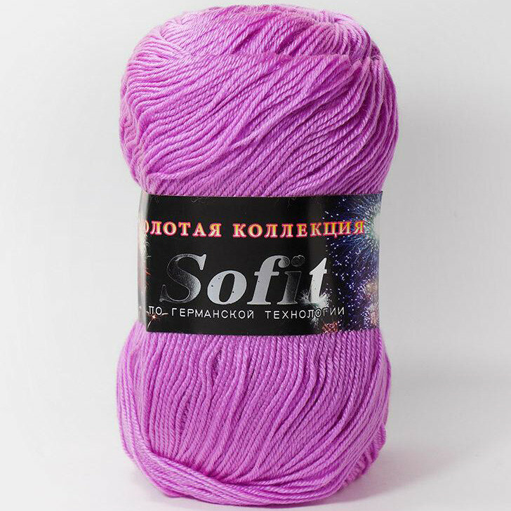 Пряжа Color City софит 218F фуксия (5 мотков)