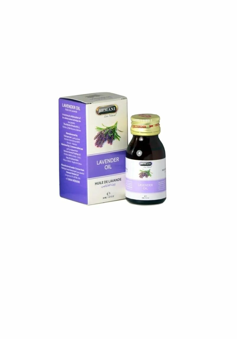 Лавандовое масло Химани, Lavender oil, Hemani, 30 мл