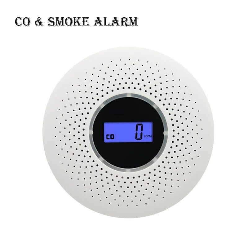 Детектор дыма General Electric, 2-в-1, электрохимический, Wi-Fi, Home Connect, белый