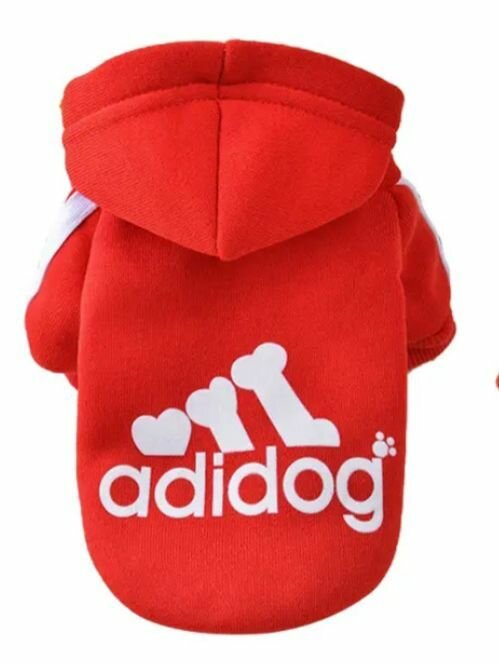 Кофта толстовка для собак мелких и средних пород спортивная с капюшоном