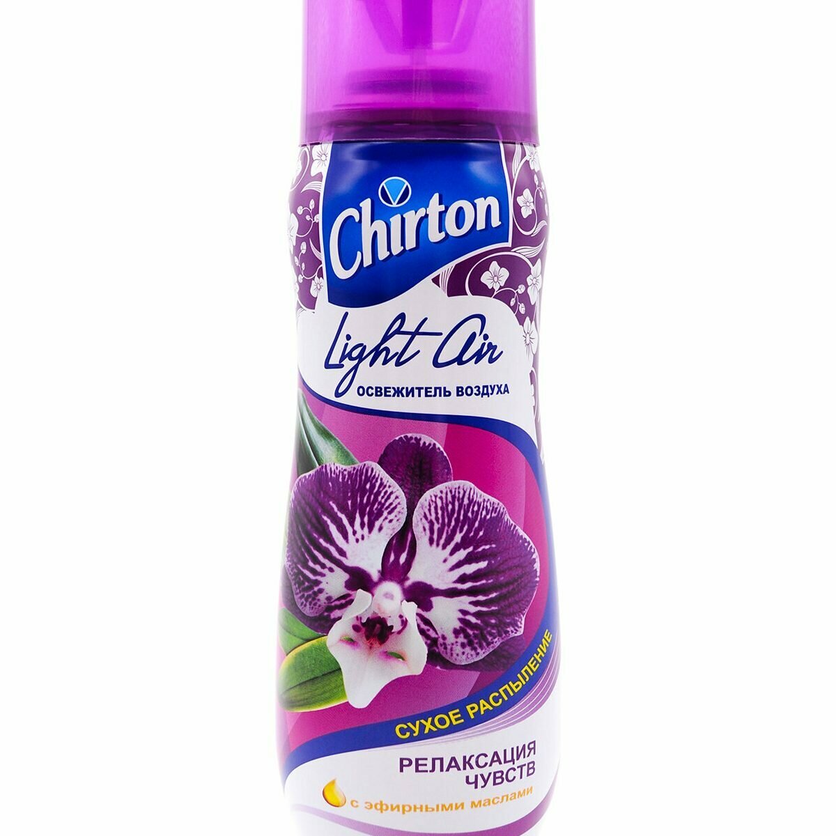 Освежитель воздуха аэрозольный Chirton Light Air "Релаксация чувств", сухое распыление, 300мл (4607145645590), 12шт.