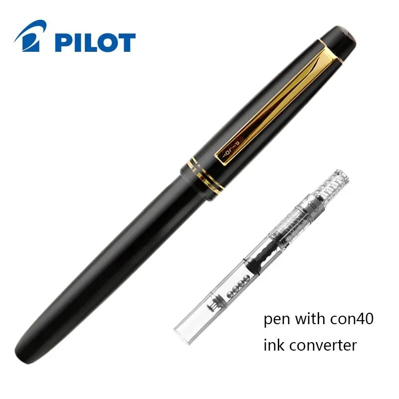 Pilot 78G/78G+ перьевая ручка EF(0.28mm), черный